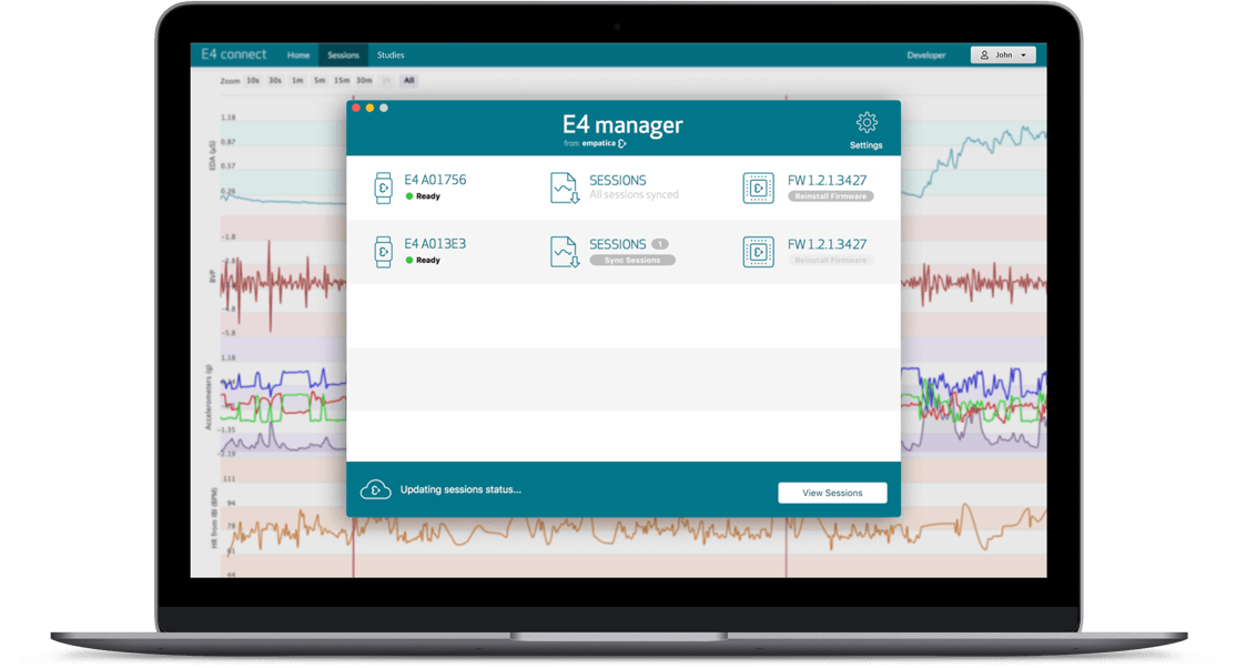 E4 wristband | Real-time physiological signals | Wearable PPG, EDA ...